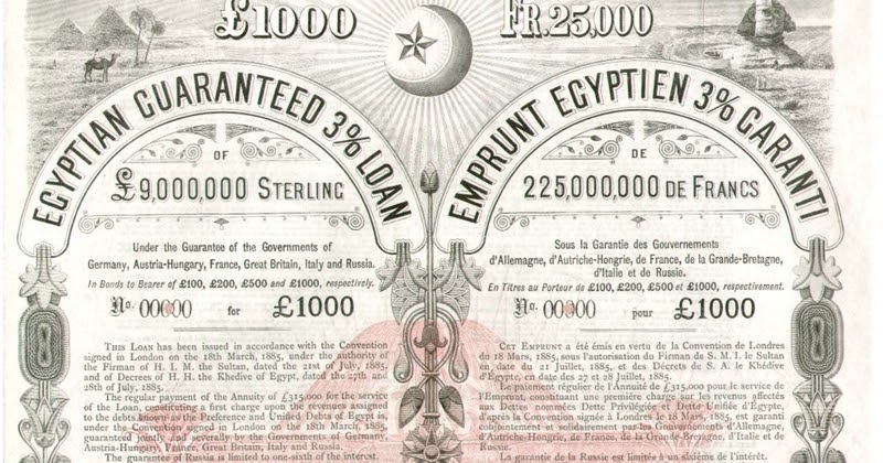 Franky's Scripophily BlogSpot: A Pharaonic Collection of Egyptian ...