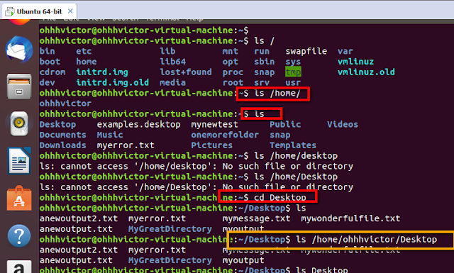 Difference between absolute path and relative path - Linux
