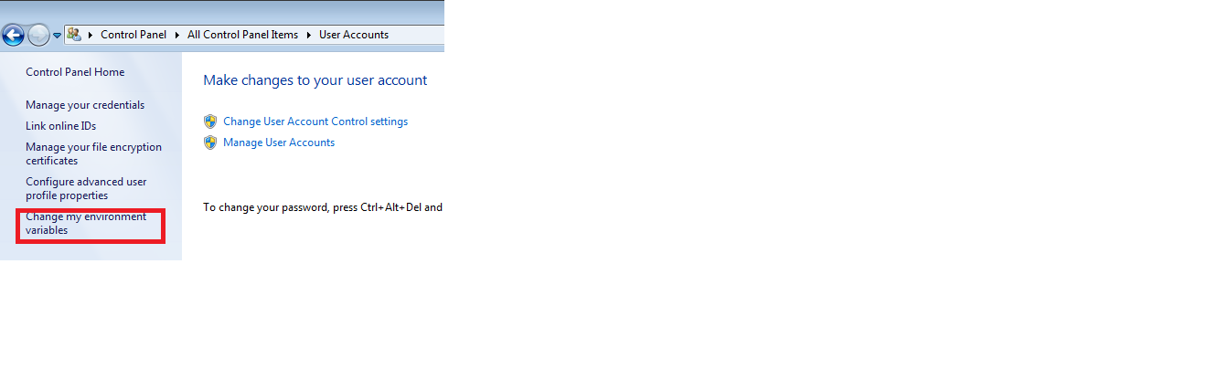 Java Stuffs ========: How To Set Environment Variable without Admin Access