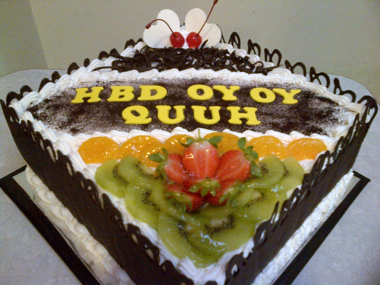 sarikaya cakes: KUE ULANG TAHUN BLACK FOREST UKURAN 25 X 25 CM
