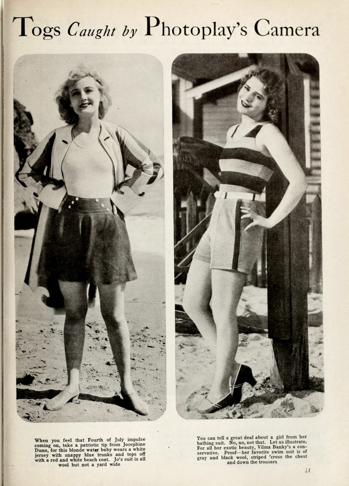 Vintage in a Modern World: 1930 Bathing Togs