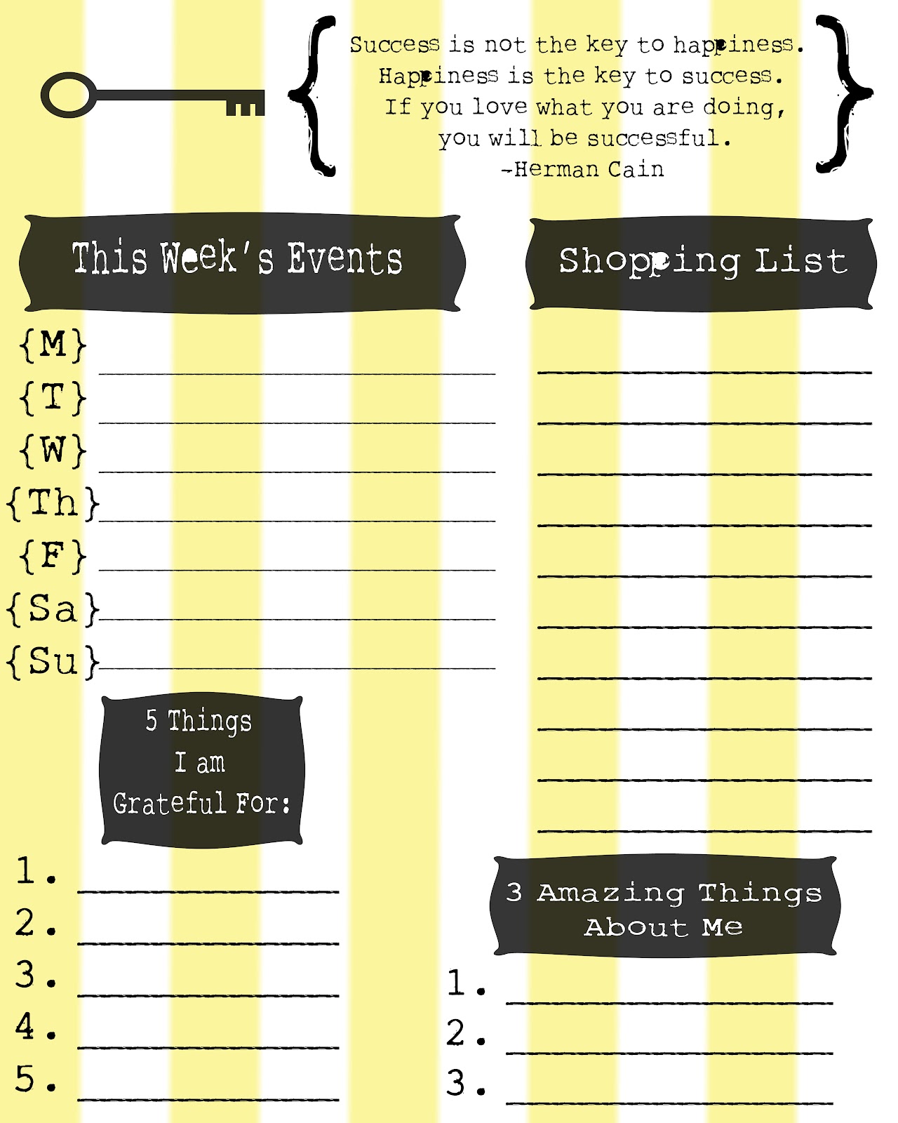 Michelle's Pixie Dust: Happiness/List Printable