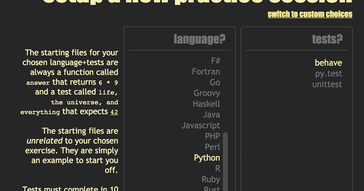 blog.cyber-dojo.org: Python + behave