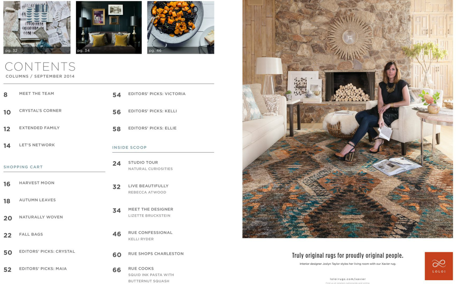 Simple Lovely: Loloi Rug's Fall Ad Campaign (Or Life Lessons Learned On ...