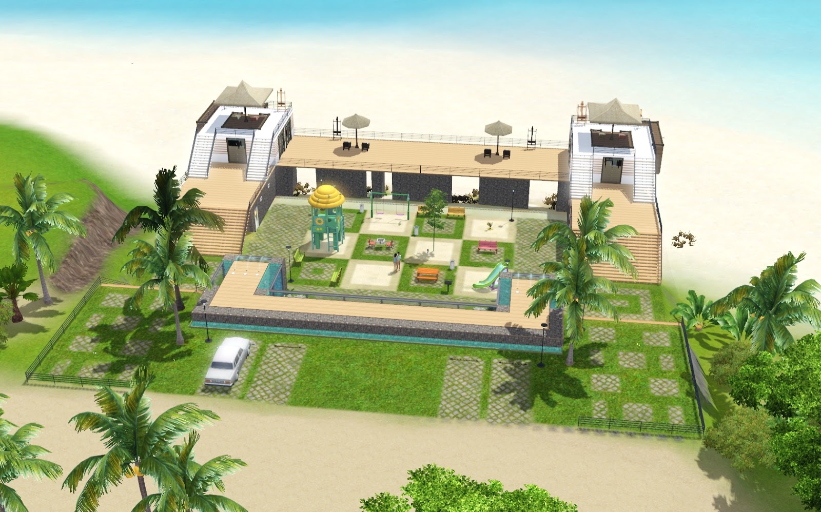 Summer's Little Sims 3 Garden: Sunlit Tides List of Community Venues
