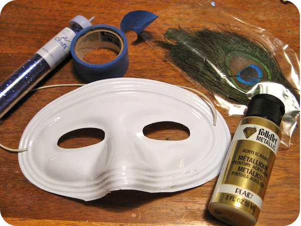 DIY: Easy Feather & Glitter Mask | Neon Rattail