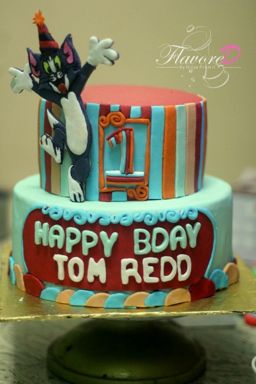 Tom Cake | Colorful Birthday Cake For Boys | Tom Cake For First ...