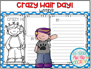 1st Grade Hip Hip Hooray!: Crazy Hair Day!