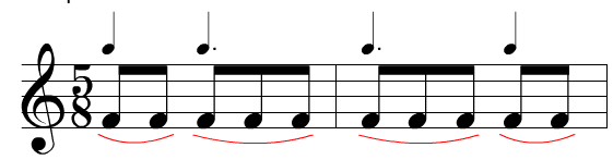 O Clarinetista: Compasso alternado