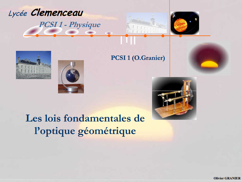 cours complet d'optique géométrique | SMC