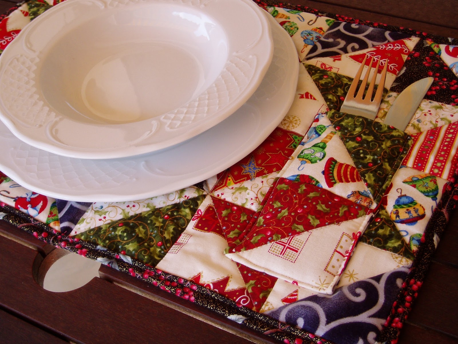 EL COSTURERO DE TERESA: MANTELITO INDIVIDUAL PATCHWORK