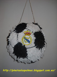 Piñatas Las Palmas: Piñata de balón del Real Madrid