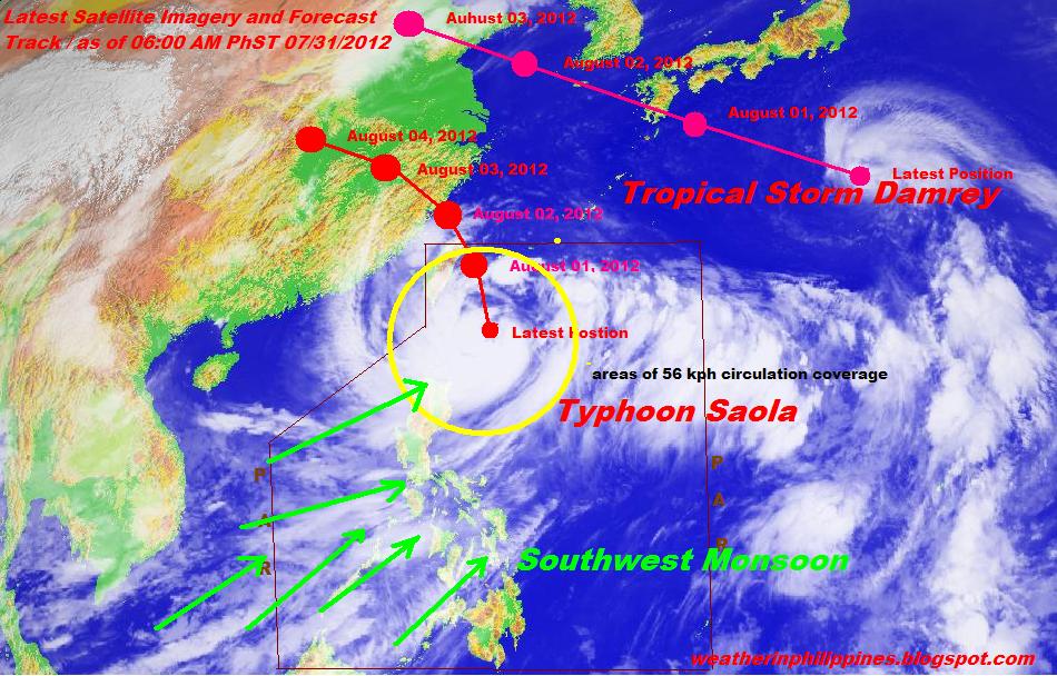 Weather Philippines: Typhoon Saola maintained its strength as it moves ...