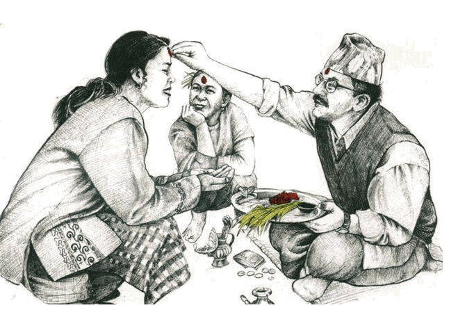 NEPALI CULTURE: Importance of Tika and Jamara