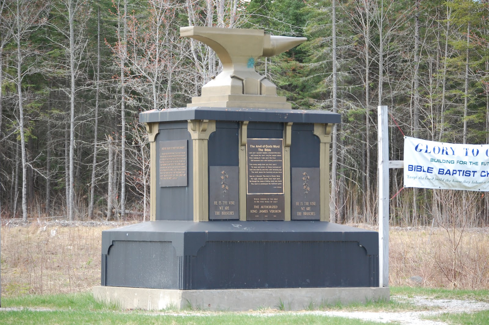 Evangelist Craig Cobb: ANVIL OF GOD MONUMENT