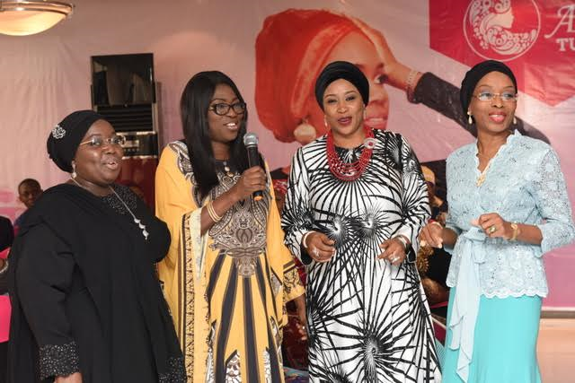 Pictures: Wife of Lagos State Gov. Mrs. Bolanle Ambode at the public ...