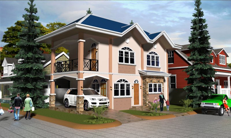 ADC Drafting*Design*Render: Two storey residential building