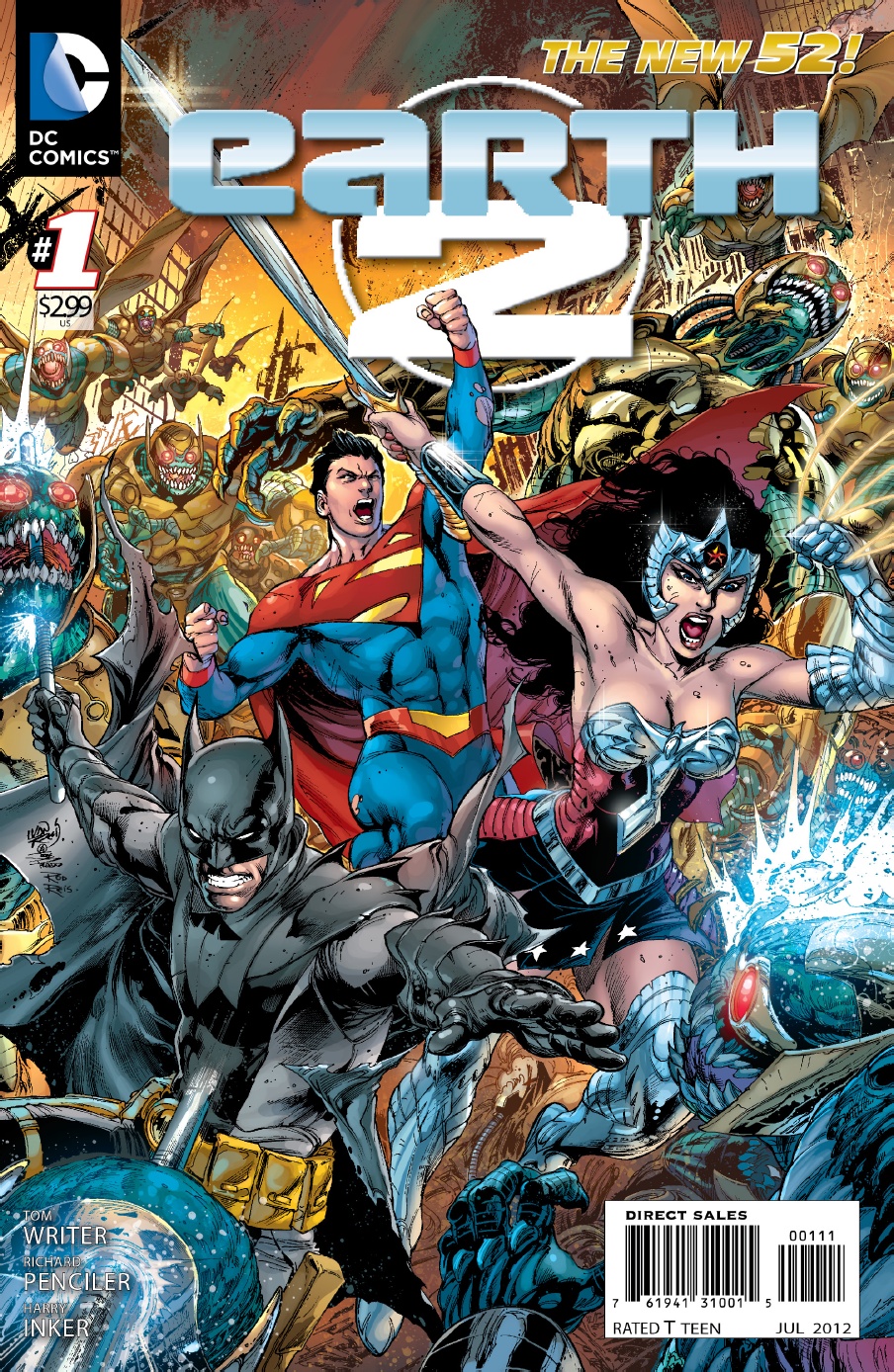 Opinions, Reviews, and Previews: Earth-Two #1 Preview! And my hopes for ...