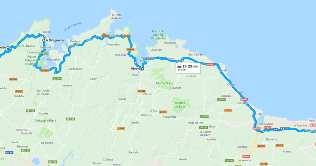 Viajes con encanto: ESPAÑA: GALICIA: RÍAS ALTAS