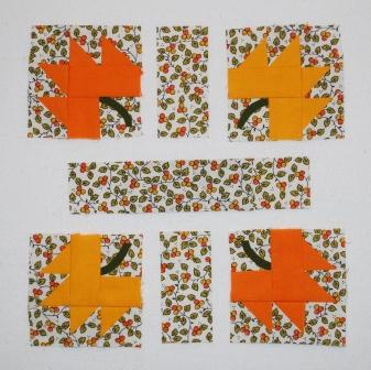Moore About Nancy: Autumn Leaves quilt block
