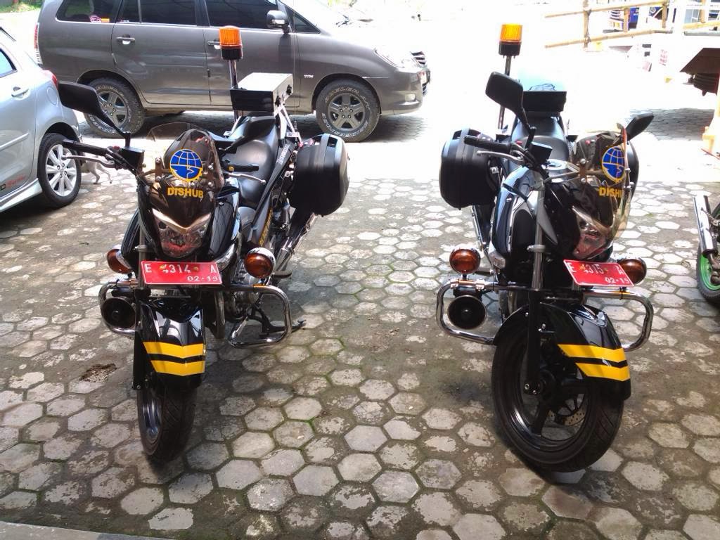 darwinarya: GARANGNYA MOTOR PATWAL DISHUB SATU INI