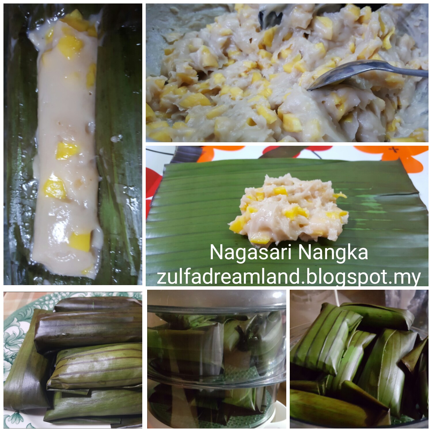 ZULFAZA LOVES COOKING: Kuih Nagasari Nangka