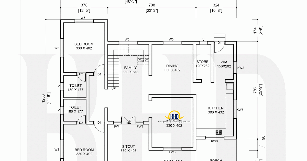 Homes with Flat Roof Floor Plans Flat roof modern villa with floor plan ...
