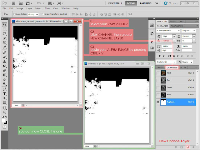 Ps Tutorial Postal Service Procedure Vray Alpha Channel - Great ...