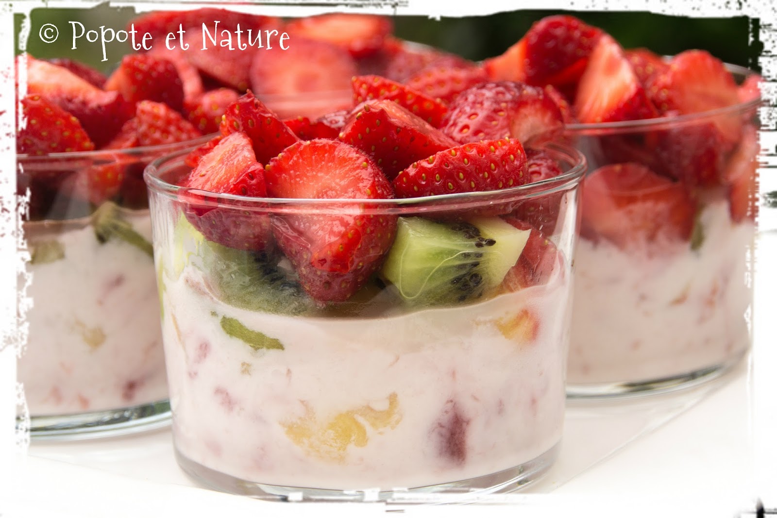 Popote et Nature: Encore un trip à la fraise ! Verrines tutti frutti