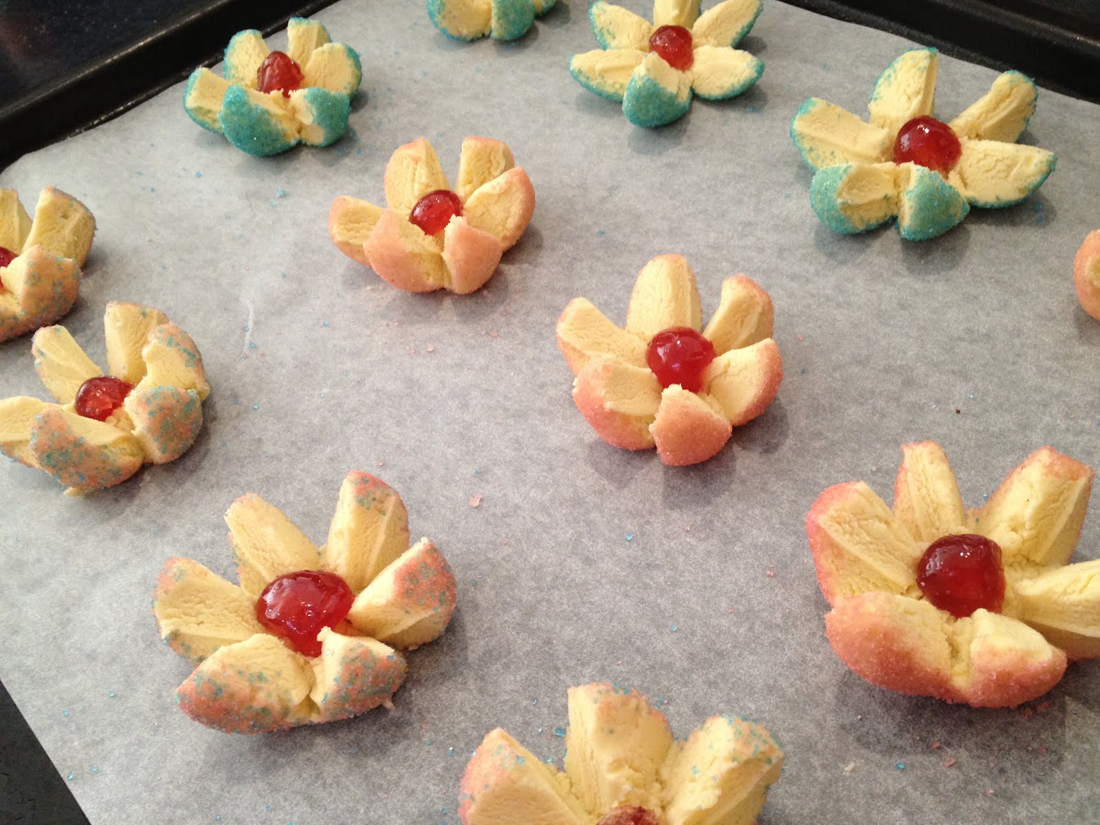 Simply Joolz: Sugar butter flower cookies