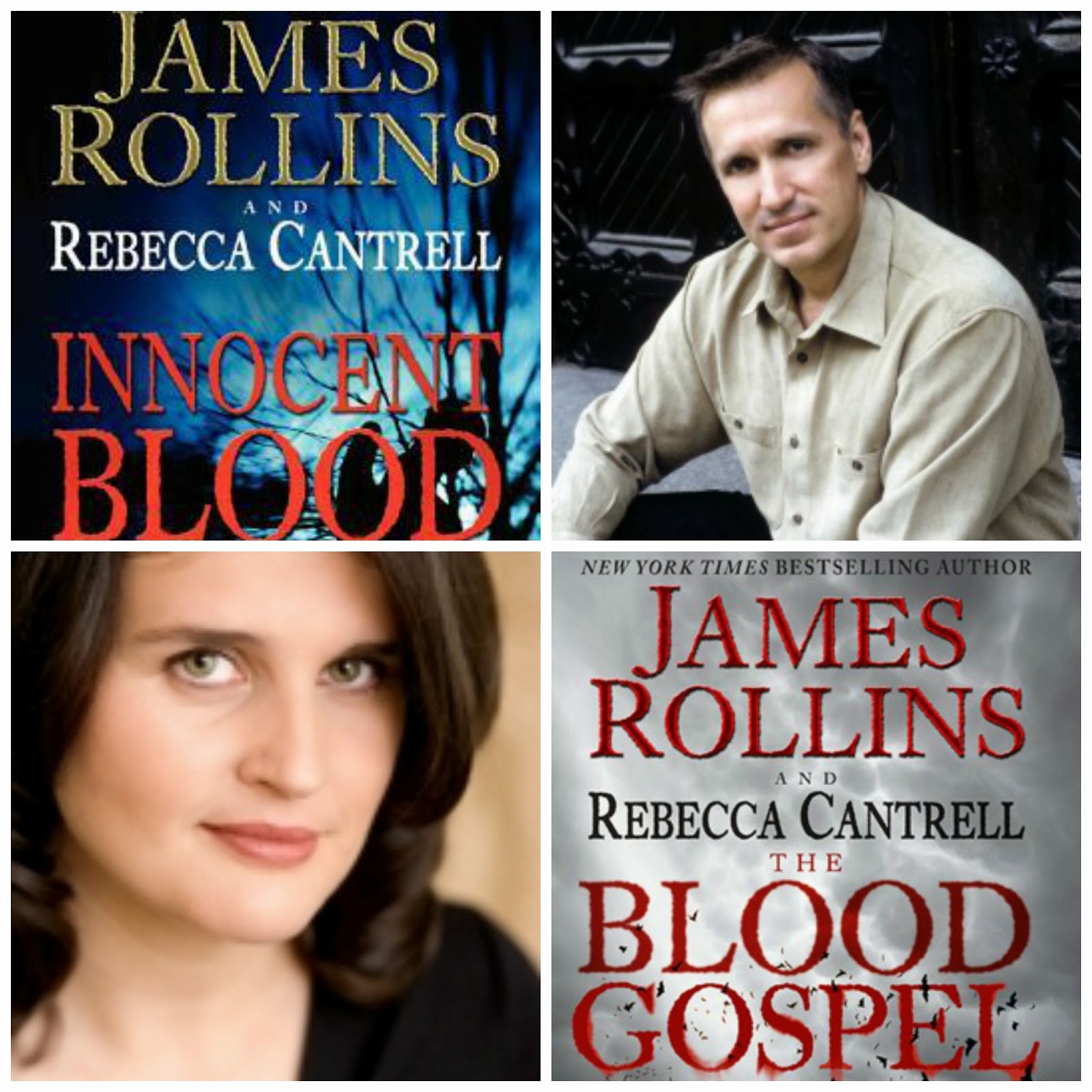 Mina's Bookshelf: Interview with James Rollins & Rebecca Cantrell ...
