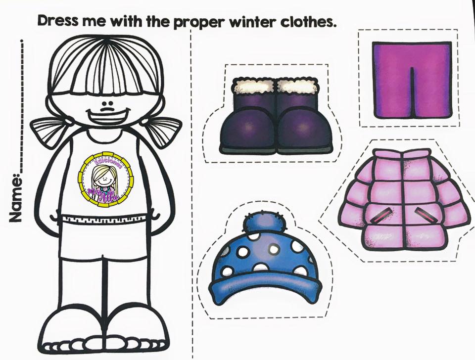 Las ropas de estaciones del año.