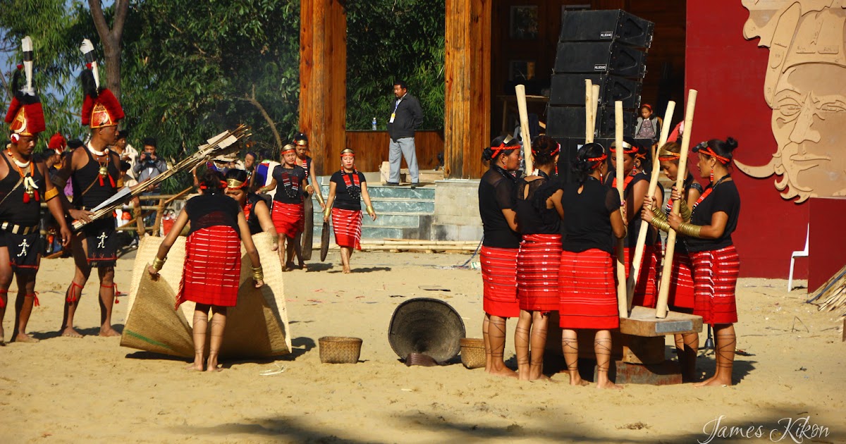 Phom Naga Cultural Troupe In Traditional Attire Displaying Traditional ...