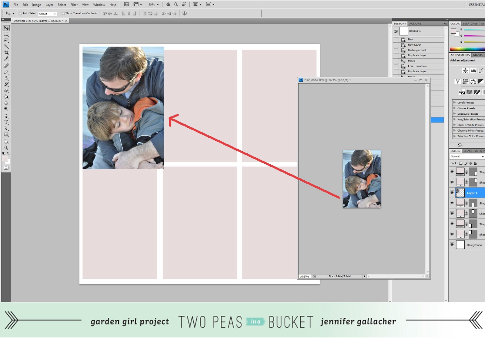 2Peas Share: Photo Grid Tutorial | Jen Gallacher