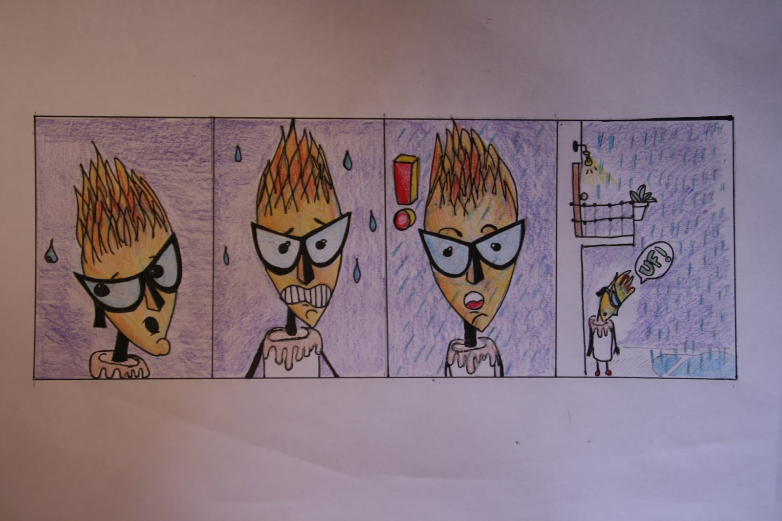 El espacio del Arte.: Práctica 10: Tira cómica de al menos 4 viñetas.