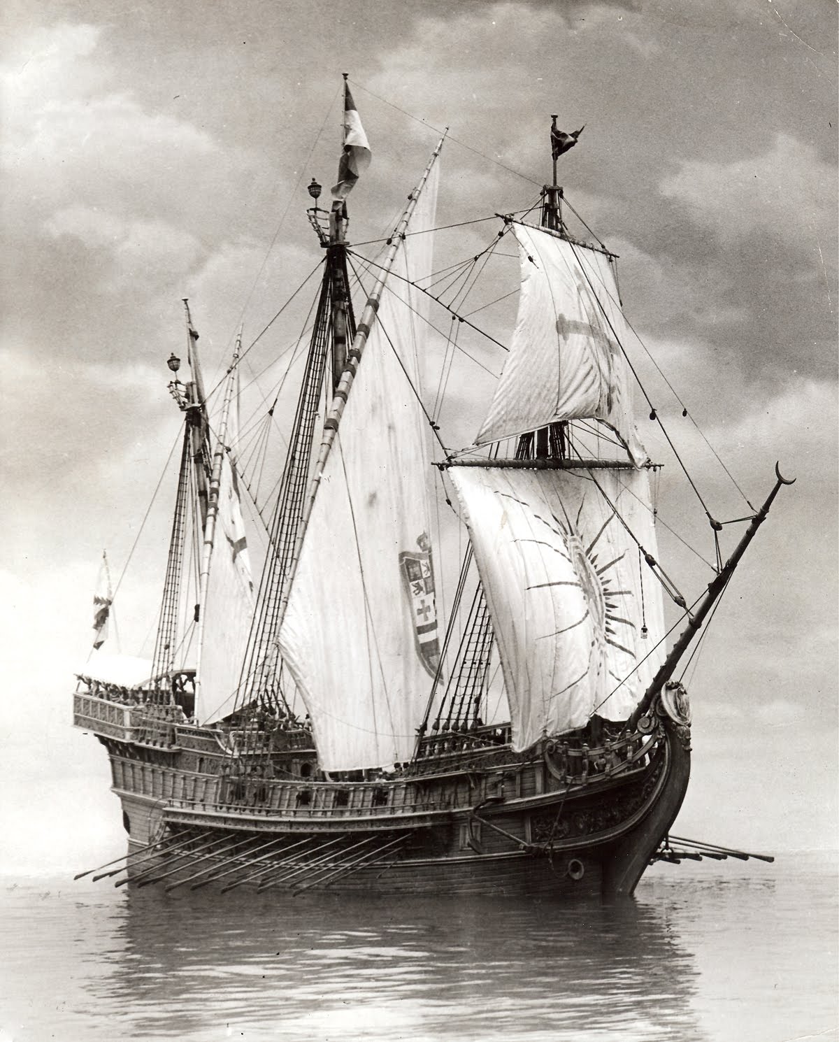 model ships in the cinema: The Sea Hawk 1940