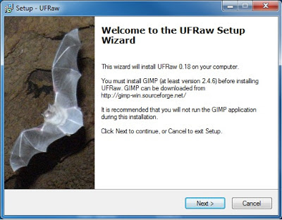 Installing UFRaw plug-in in Gimp ~ Elvis is still in the building