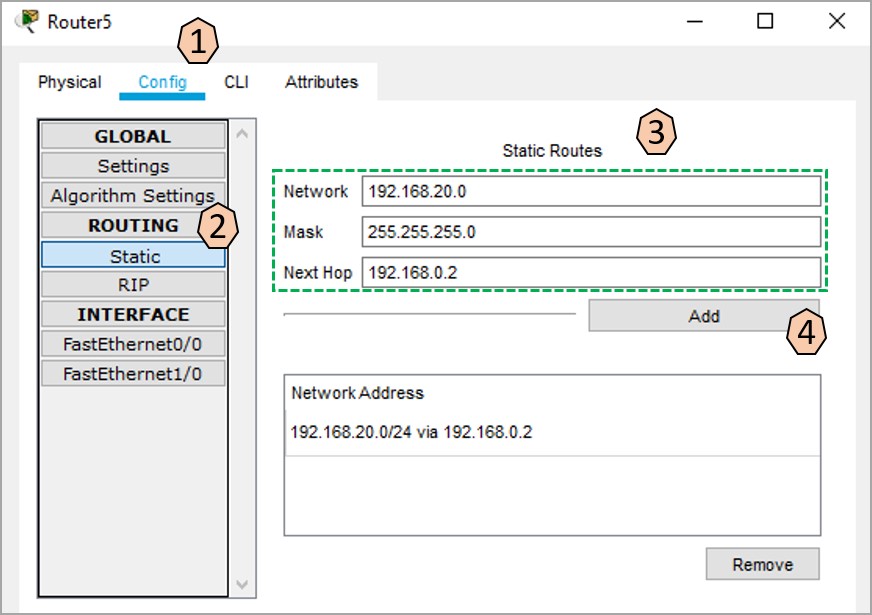 Perancangan Routing Static dengan 2 router di Cisco + Download FIle ...