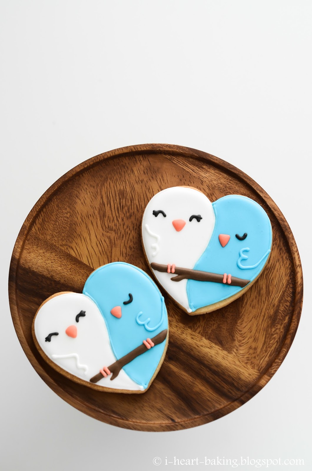 i heart baking!: lovebird cookies