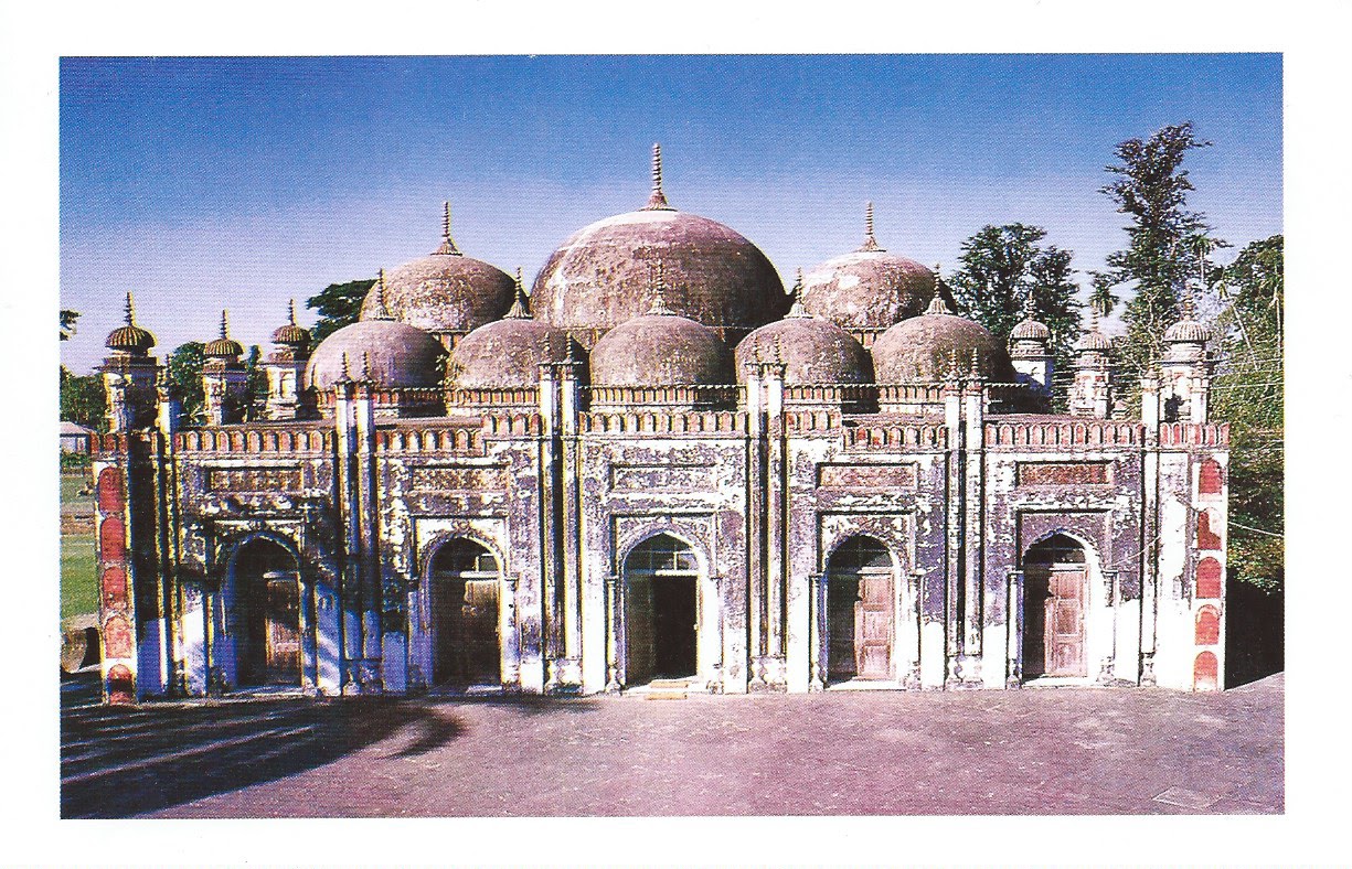 MY POSTCARD-PAGE: BANGLADESH ~ Hajrat Khan Jahan Ali Nine Gambuj Mosque ...