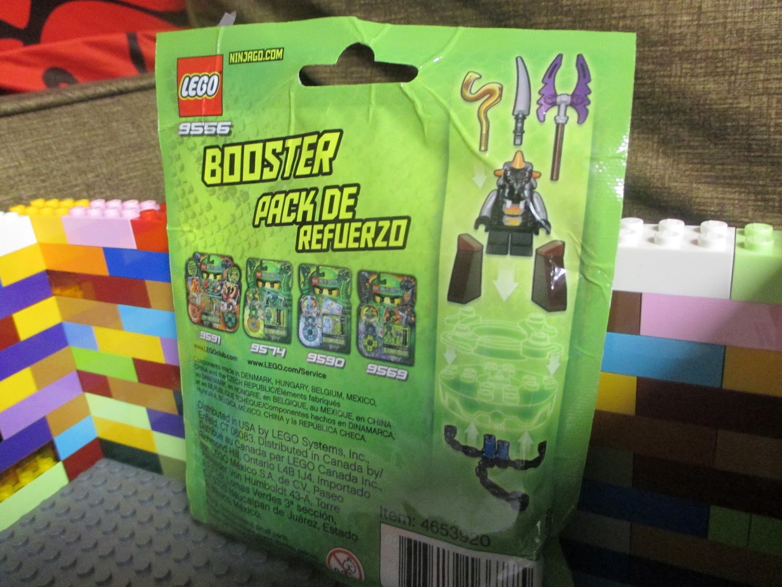 LEGO 9556 Ninjago BOOSTER PACK Bytar Minifigure + Cards + Weapons ...