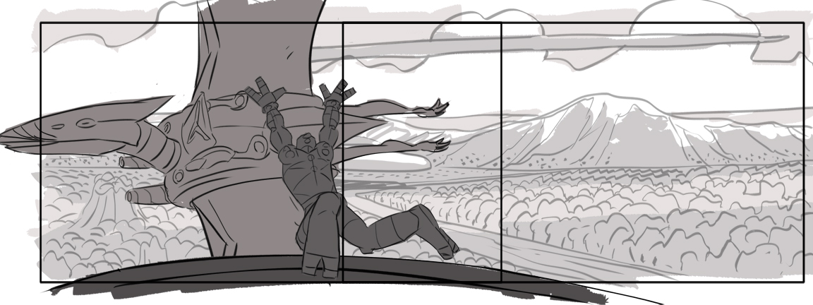 Ricardo Delgado's blog: Storyboard panel of the day 007- get it? Double ...