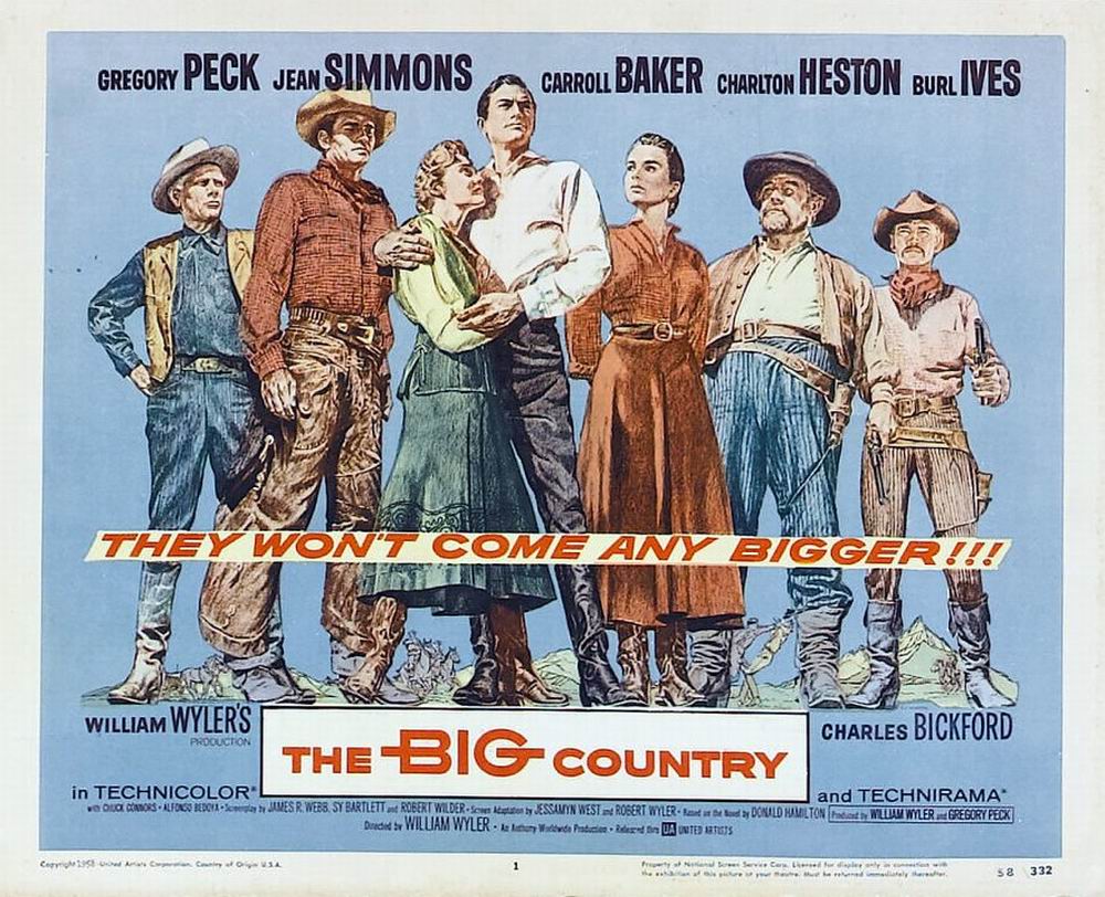 100 Years of Cinema Lobby Cards: The Big Country (1958)