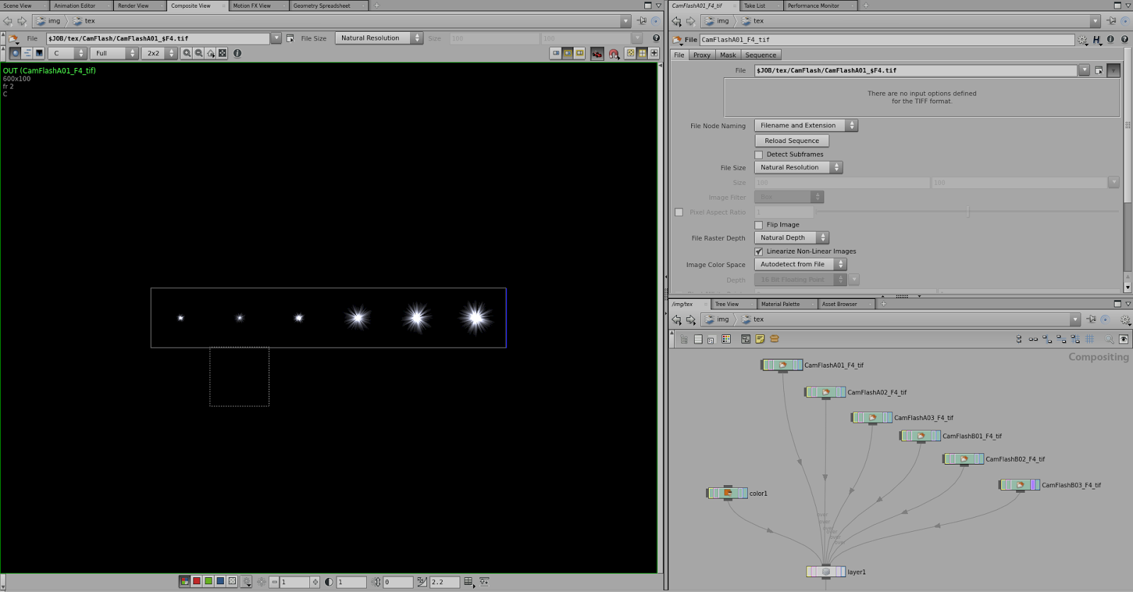 Cut And Houdini Pop Particle Randomize Textures