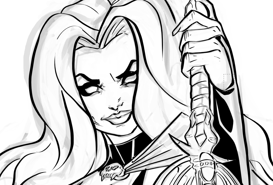 Lady Death - Process Breakdown And Video | EryckWebbGraphics