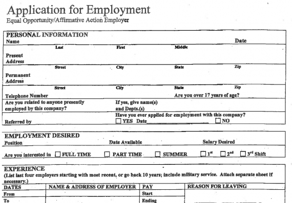 General, non-compensatory leave!: Applying for Jobs