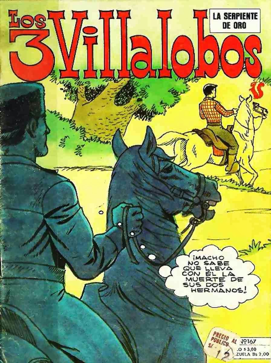 Mexico Comic Aventuras 1: Los 3 Villalobos (166 al 170)