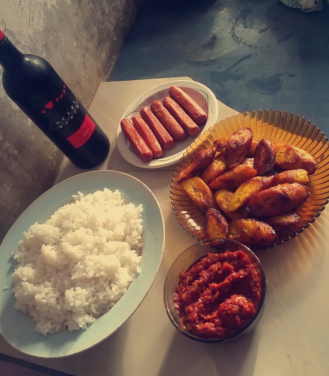 Sika's world: Plain Rice and Stew