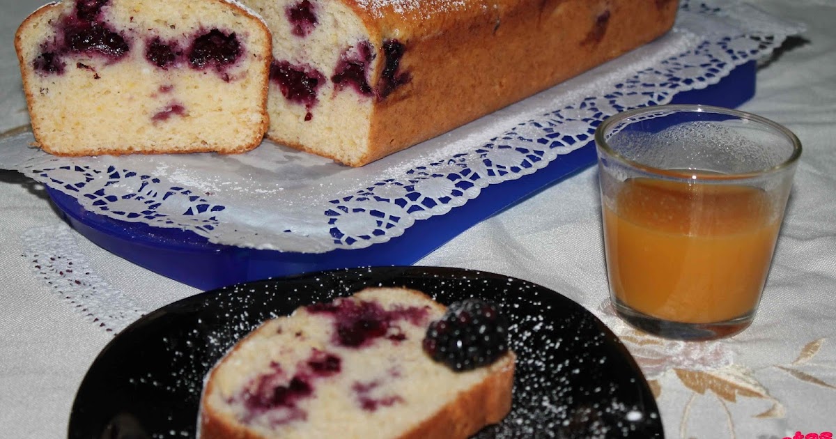 Mis Recetas: Plum cake de moras y requesón.