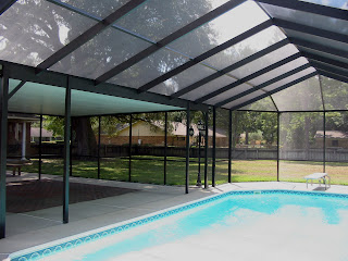 Pool Enclosures USA: Integrated Solid and Screen Roof Pool Enclosures